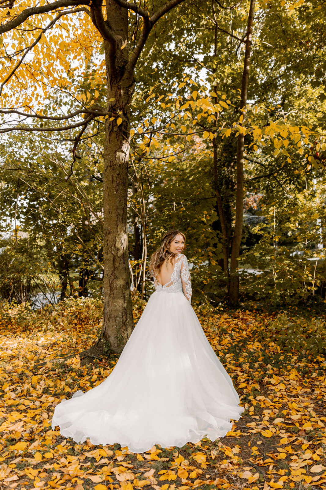 Fall Backyard Wedding in White Plains NY | Intimate At-Home Elopement