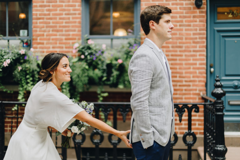 10 Creative First Look Ideas for Fun, Candid Wedding Photos