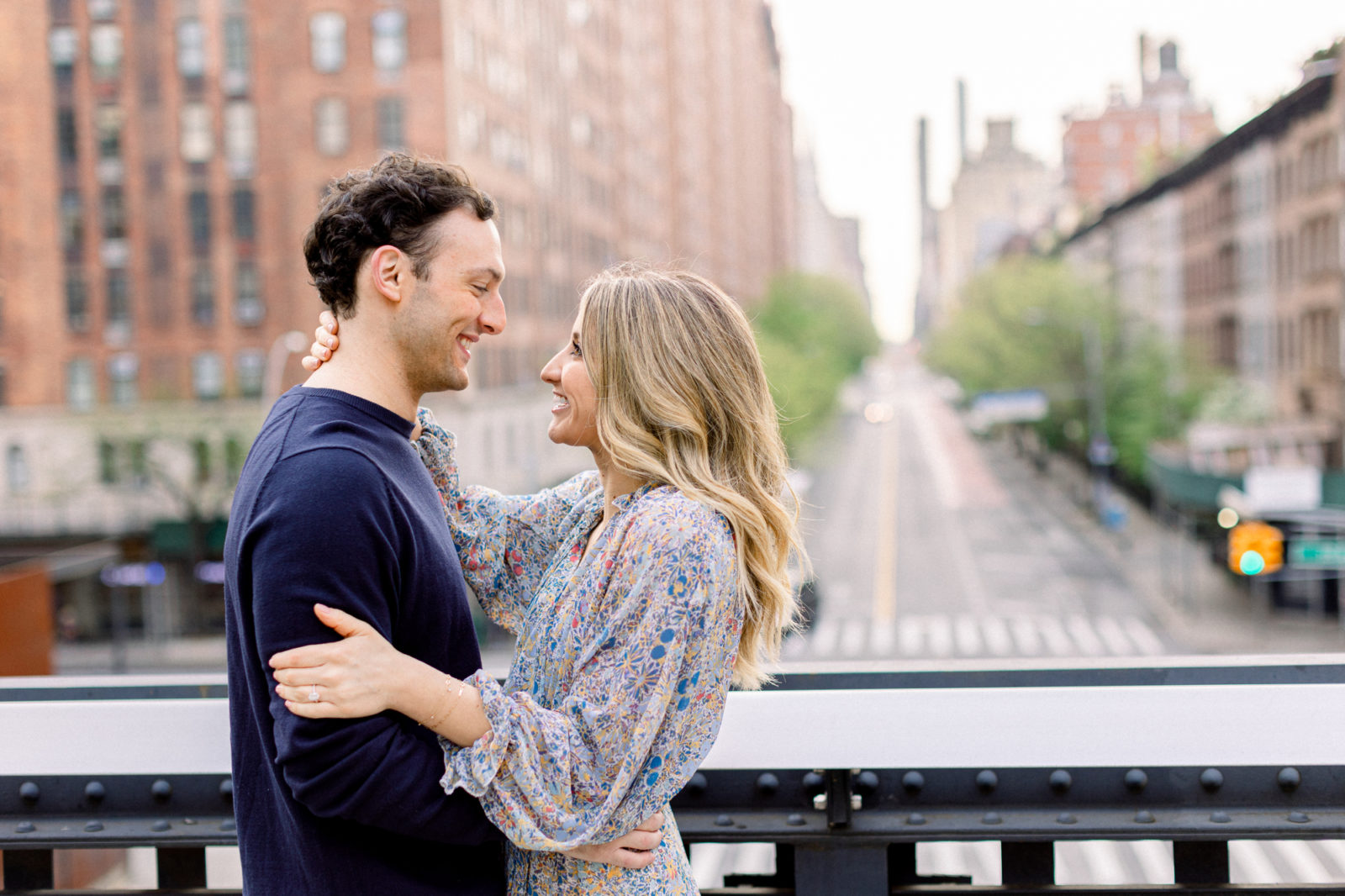 Gorgeous Spring High Line Engagement Photos in New York