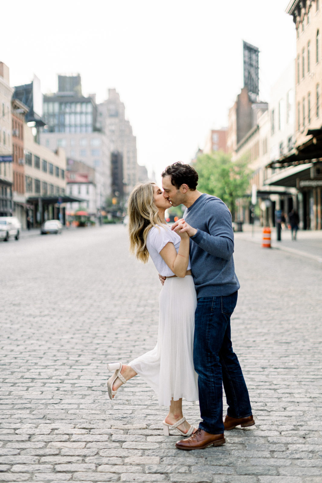 Gorgeous Spring High Line Engagement Photos in New York