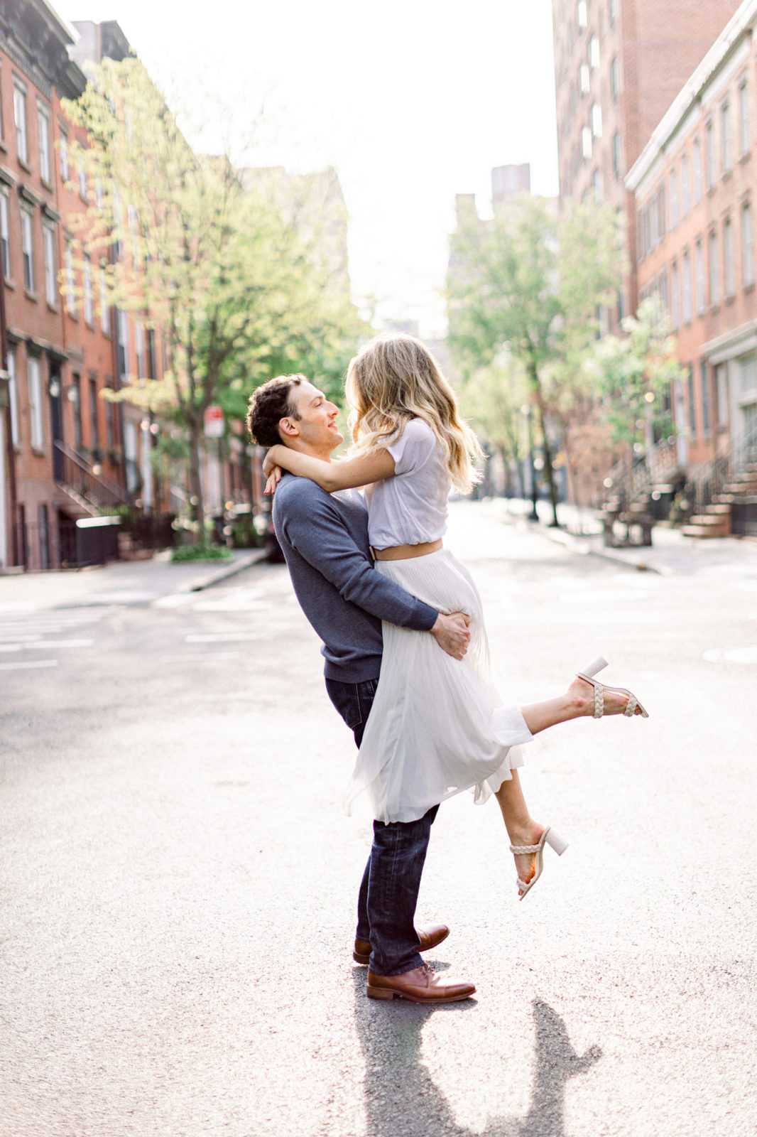 Gorgeous Spring High Line Engagement Photos in New York