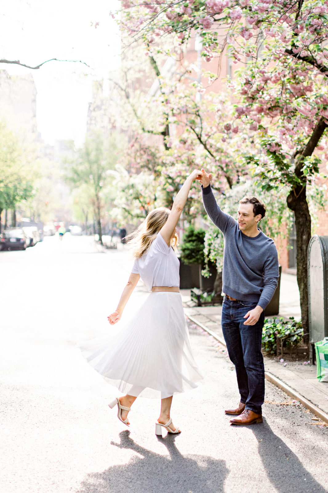 Gorgeous Spring High Line Engagement Photos in New York
