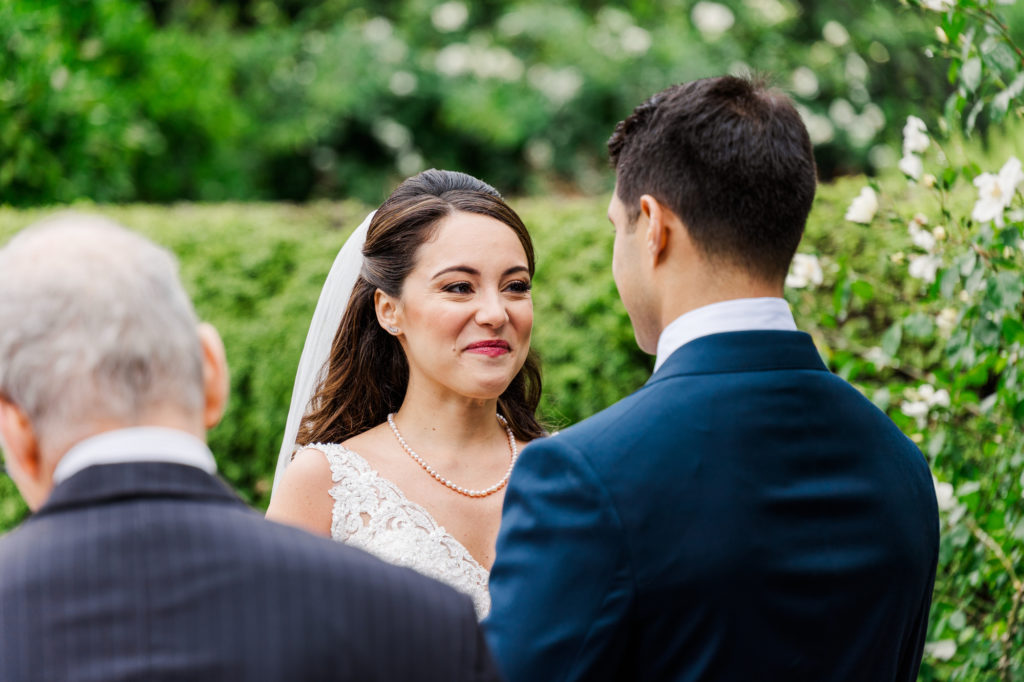 Rainy and Romantic Conservatory Garden Wedding in New York