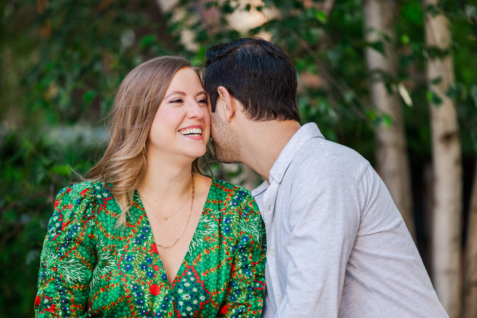 Summer High Line Engagement Photos in the West Village