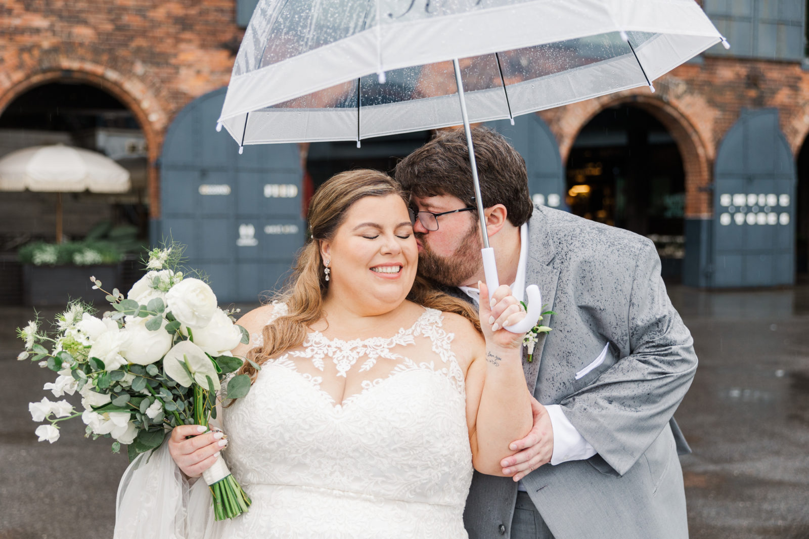 Fairytale Springtime Jane's Carousel Wedding in the Rain