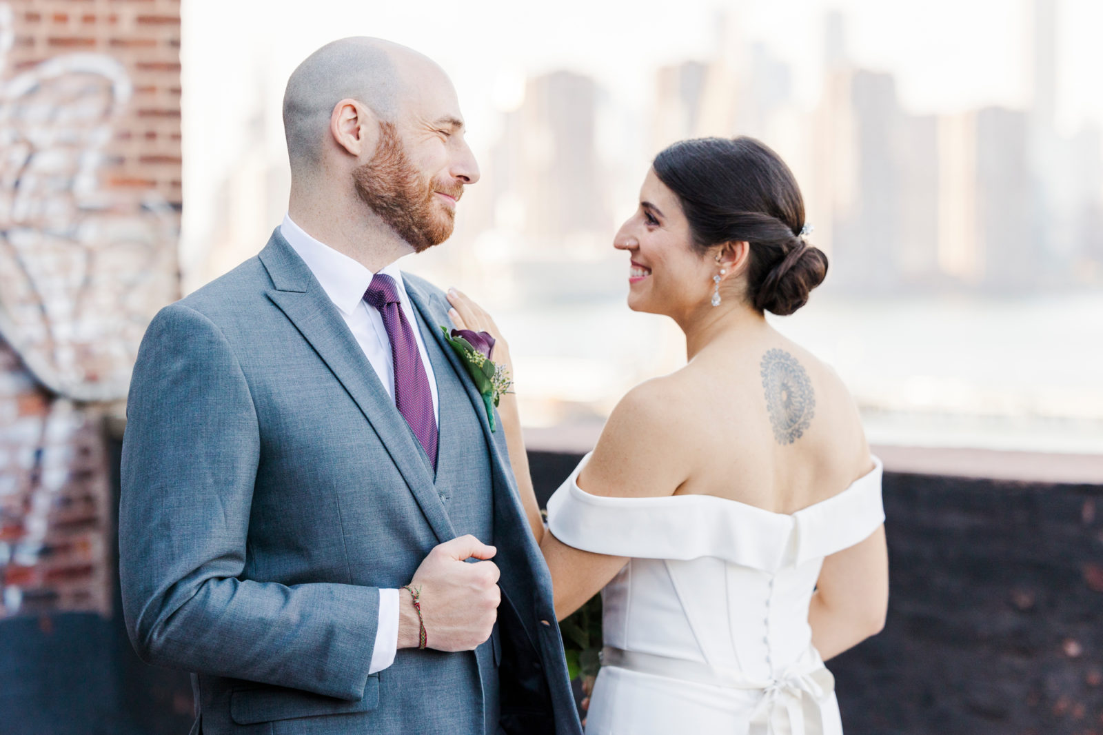 Candid & Sweet Wedding Photos at Greenpoint Loft