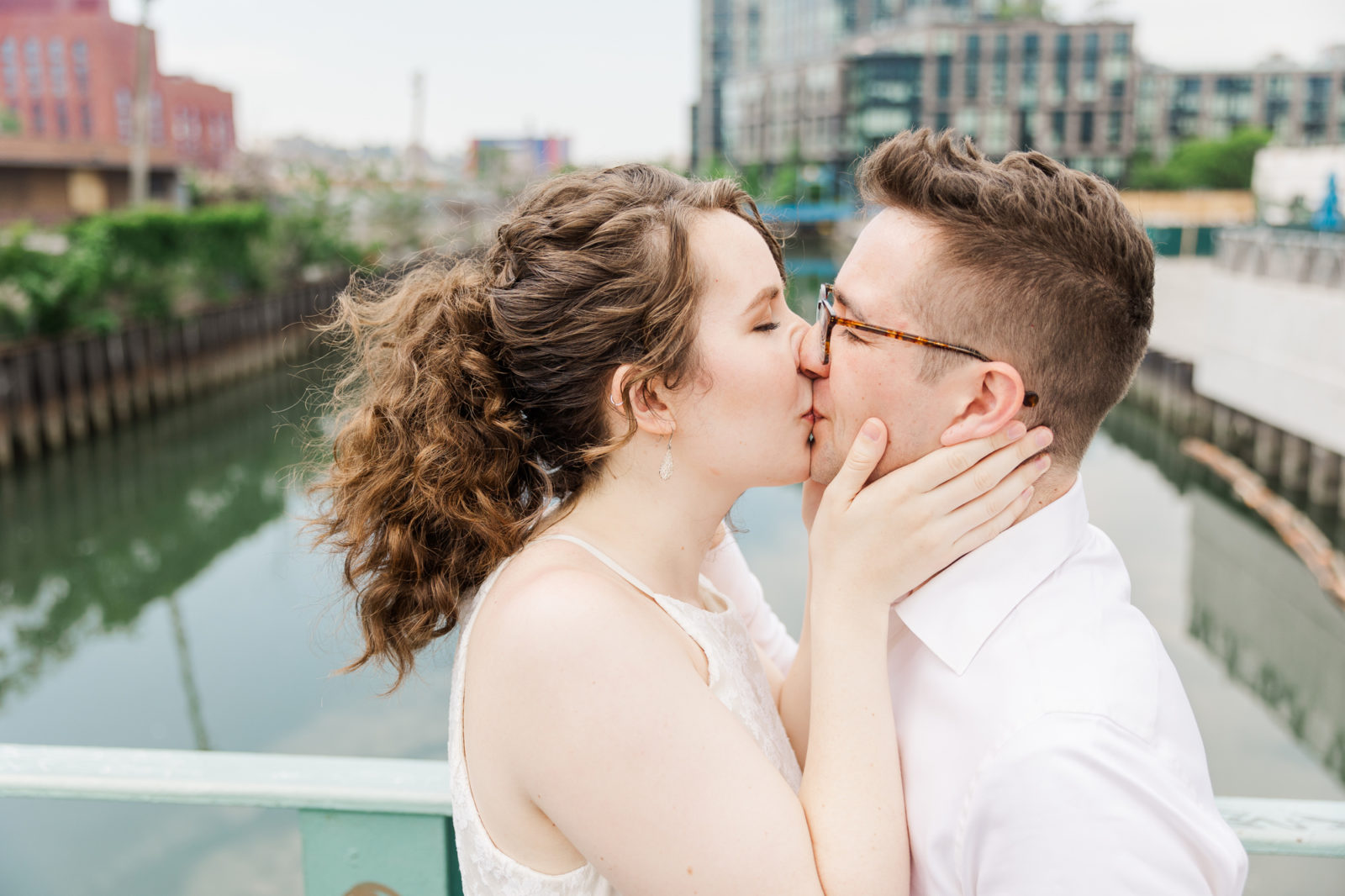 Intimate Summery Backyard Threes Brewing Gowanus Wedding