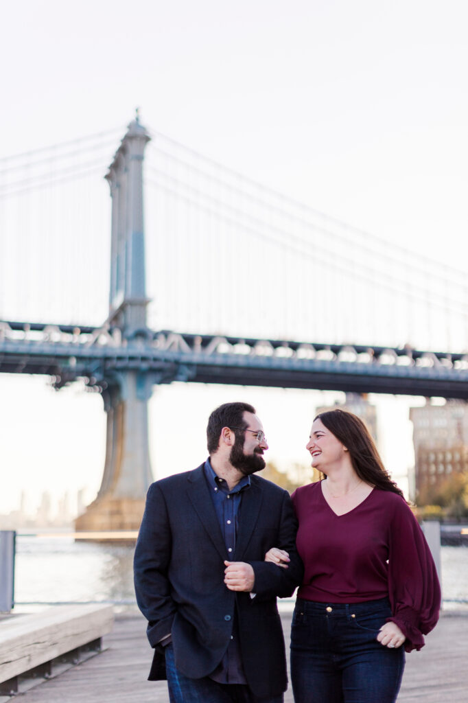 Fun-Filled Washington Street Engagement Photography
