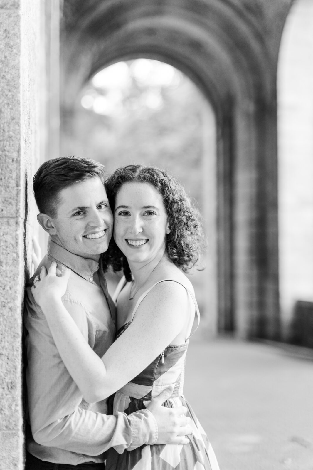 Romantic Fort Tryon Park Engagement Photography