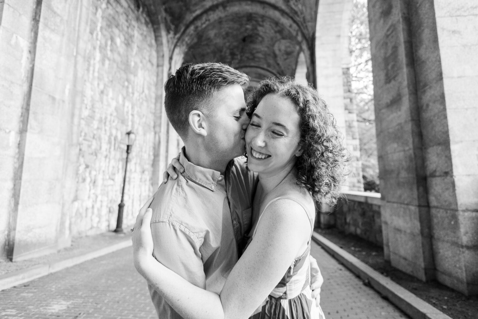 Romantic Fort Tryon Park Engagement Photography