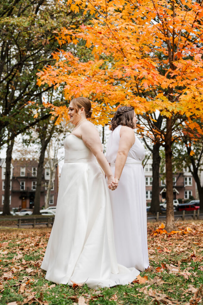 LGBTQ Disco-Chic Renaissance Event Hall Wedding in New York
