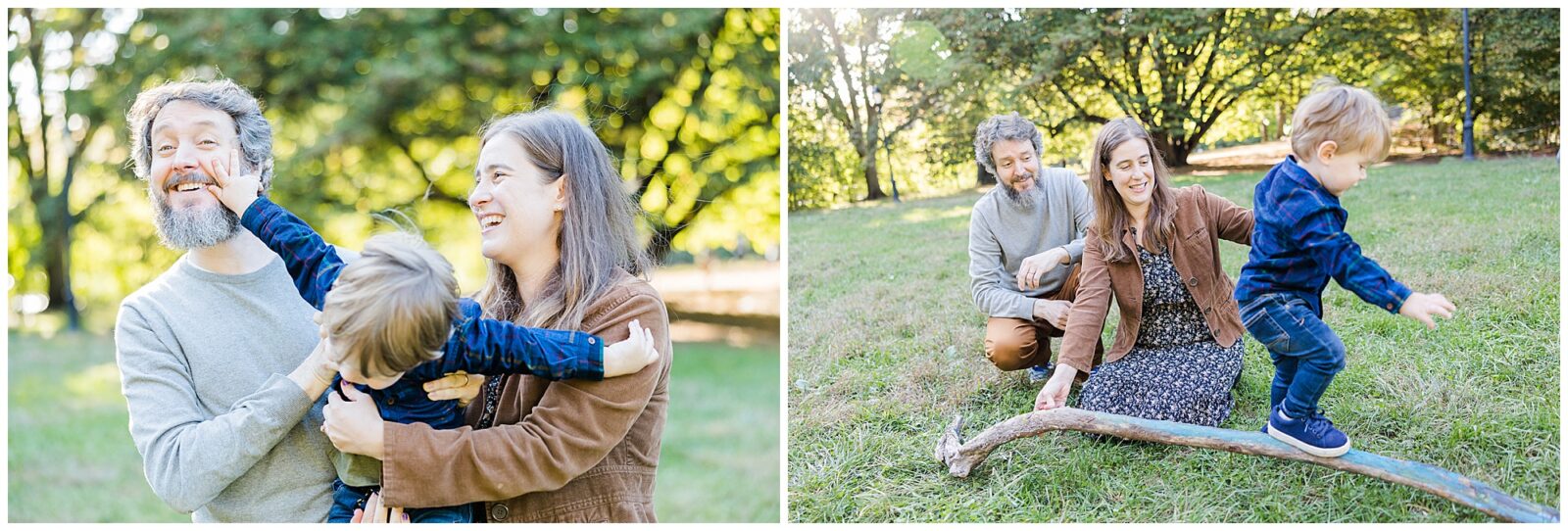 Fun New York Family Photo Session with Bubbles