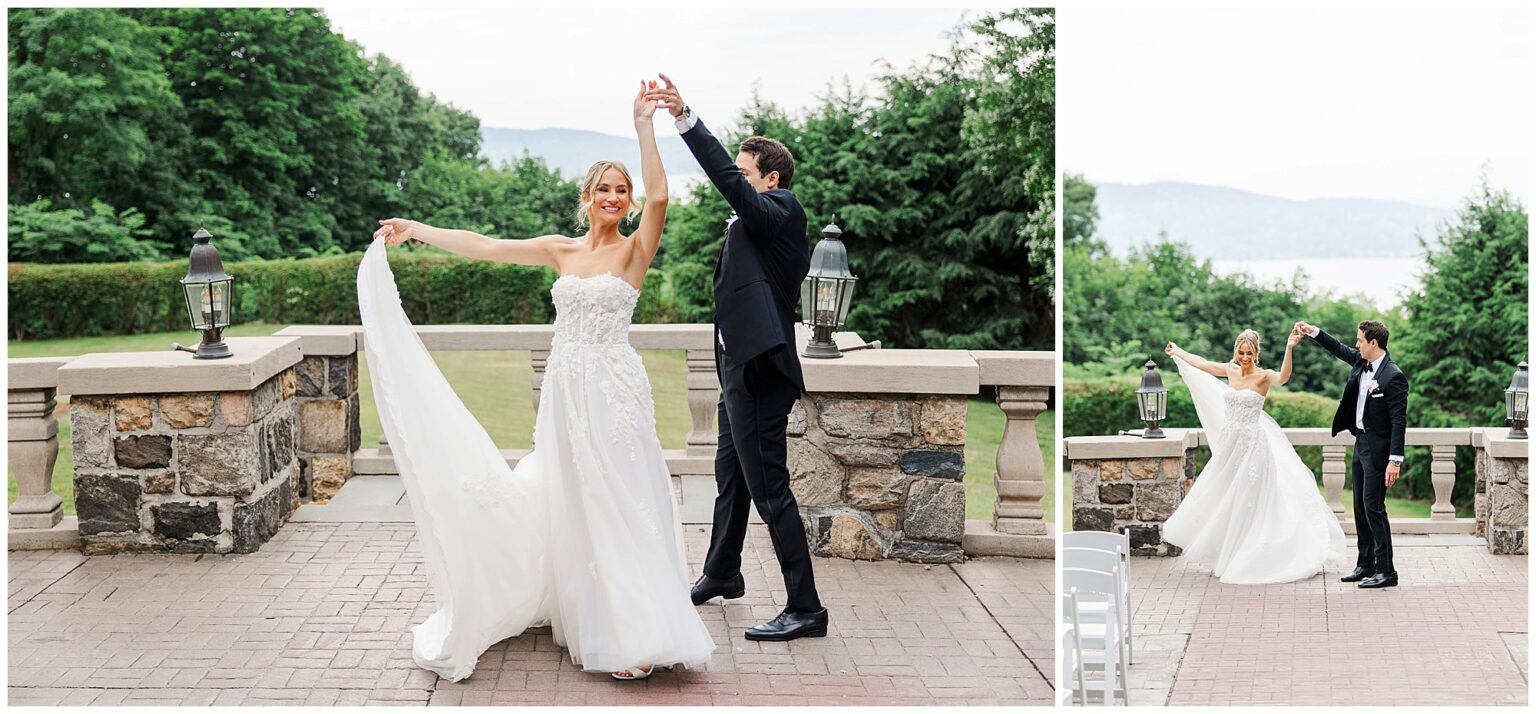 Stunning Tappan Hill Mansion Wedding with Indoor Ceremony