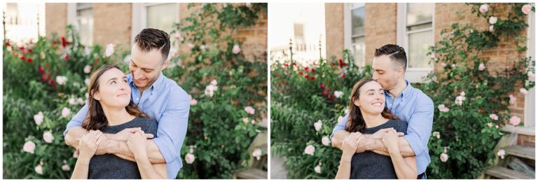 Golden Hour Engagement Session in Hudson, NY