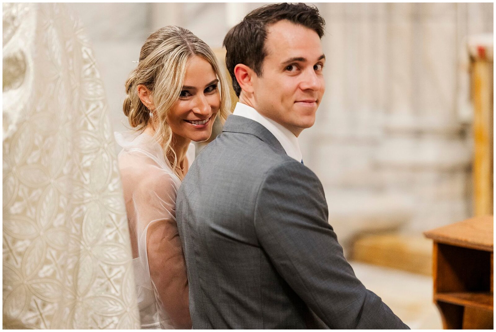 Intimate St. Patrick's Cathedral Wedding Photos in New York
