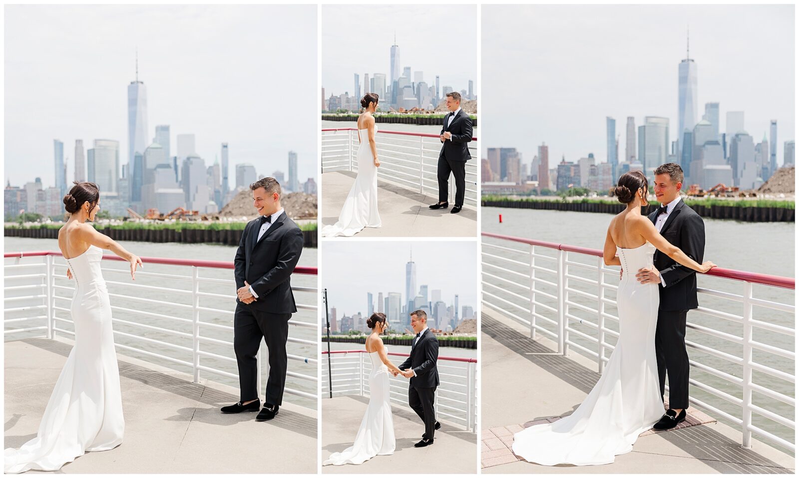Trendy and Chic Battello Wedding Photos in Jersey City