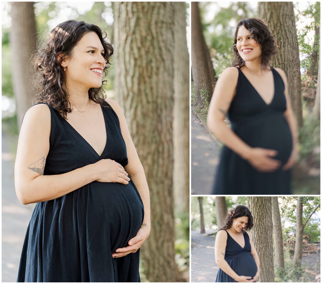 Beacon Maternity Photos at Long Dock Park