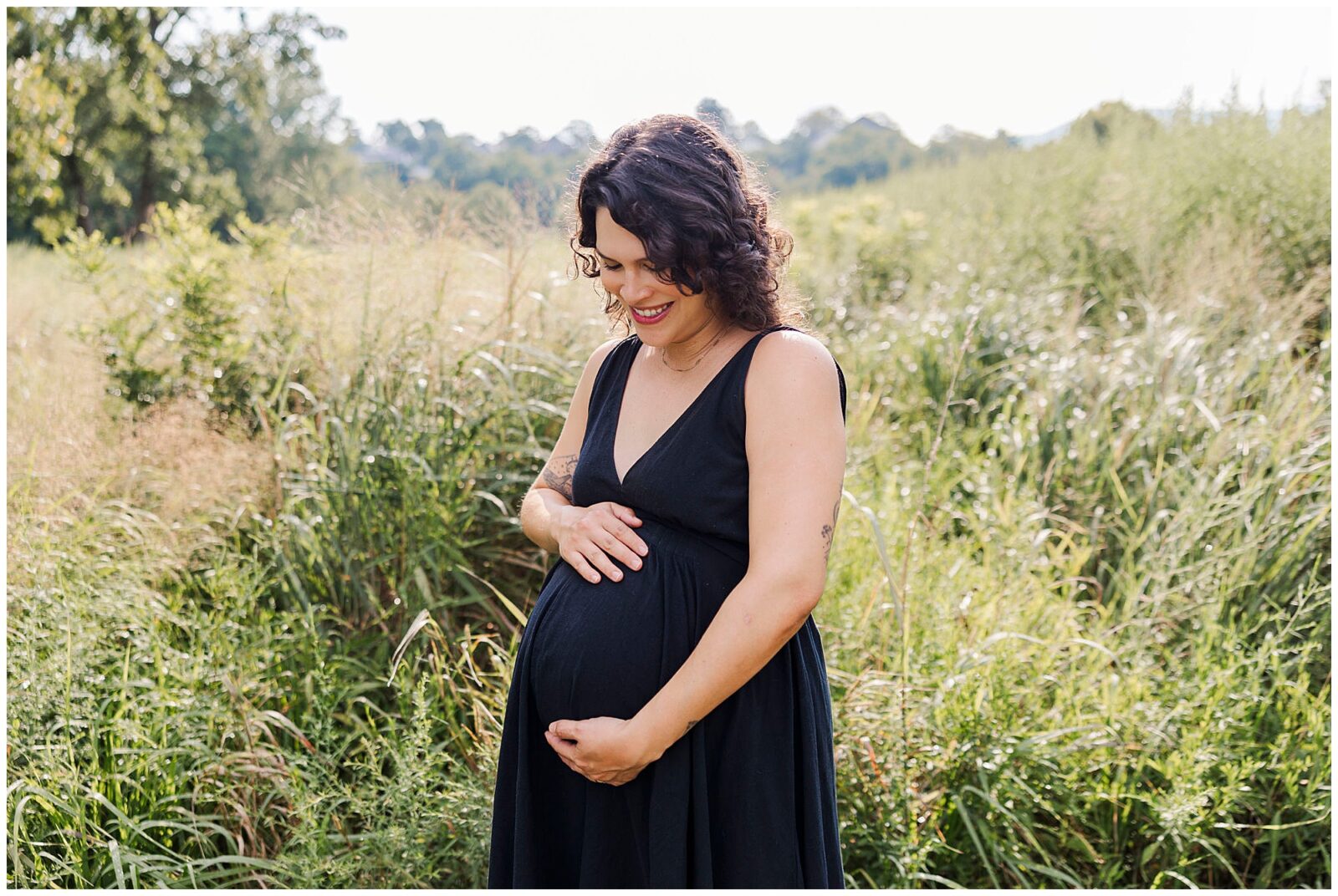 Beacon Maternity Photos at Long Dock Park
