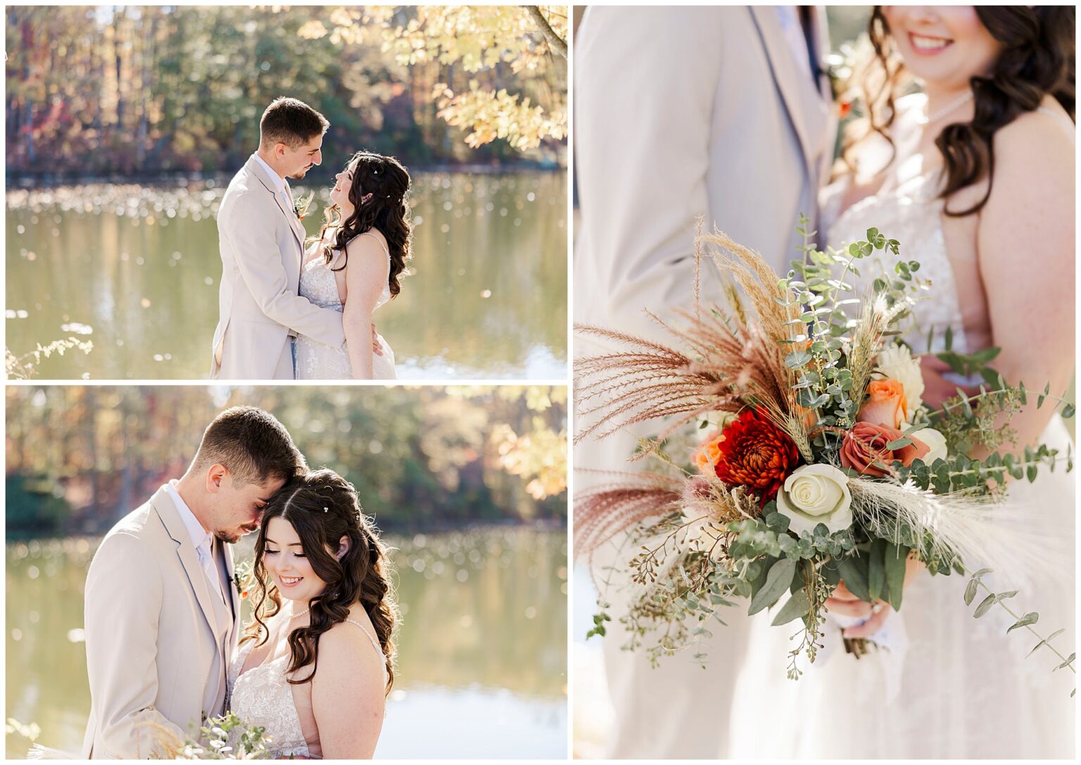 Fall Perona Farms Wedding at the Refinery with Foliage
