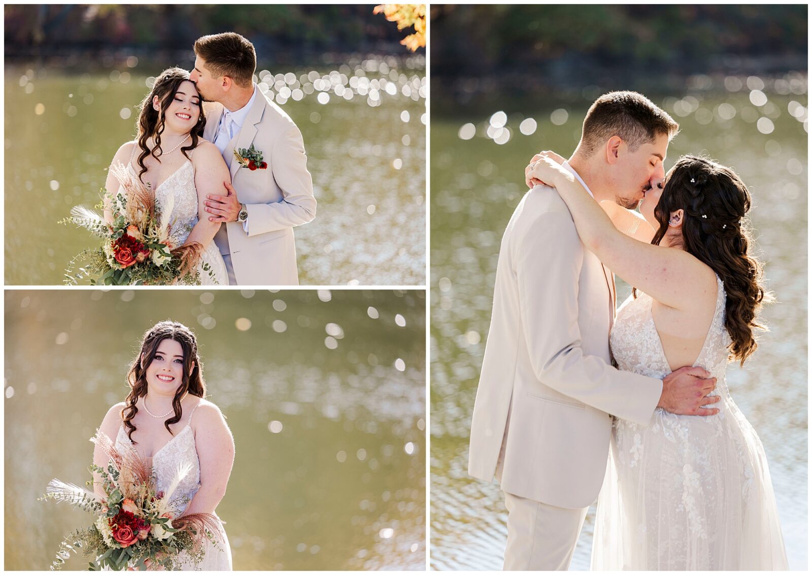 Fall Perona Farms Wedding at the Refinery with Foliage