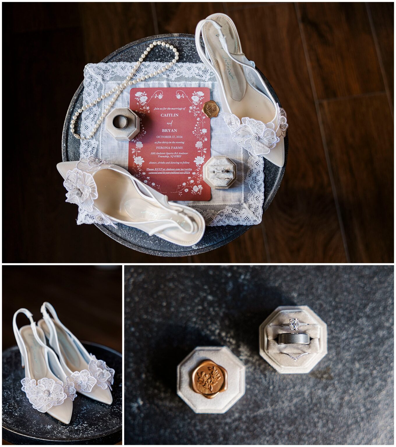 Fall Perona Farms Wedding at the Refinery with Foliage