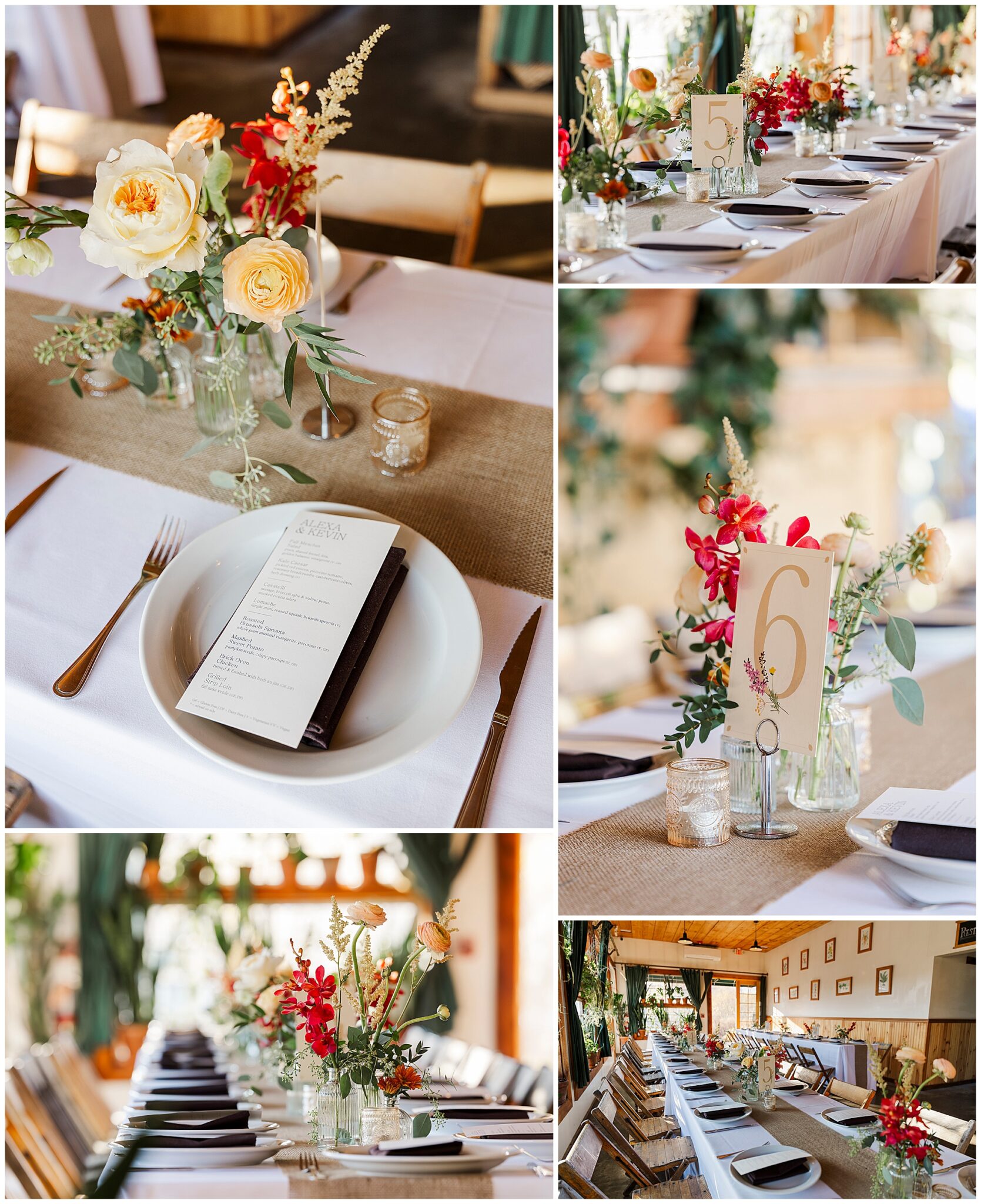 Hudson Valley Micro Wedding Reception At Blooming Hill Farm